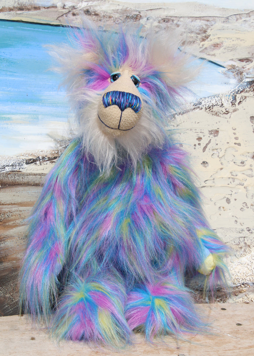 Celeste one of a kind mohair & faux fur artist bear by Barbara-Ann ...