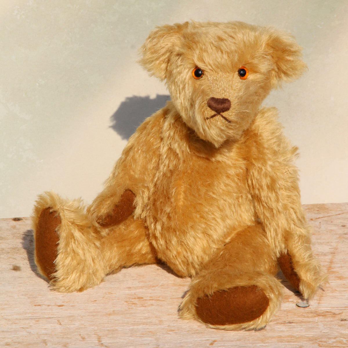 Wilfred is a sweet, traditional mohair artist teddy bear by Barbara Ann ...