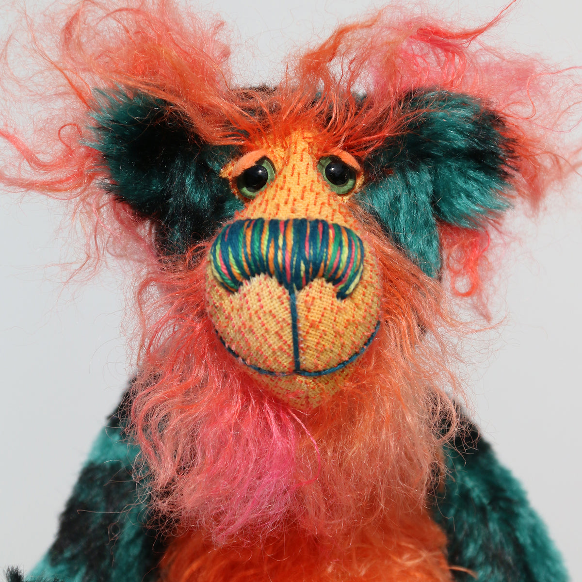 Douggie Dingle a one of a kind, mohair artist bear by Barbara-Ann Bears ...