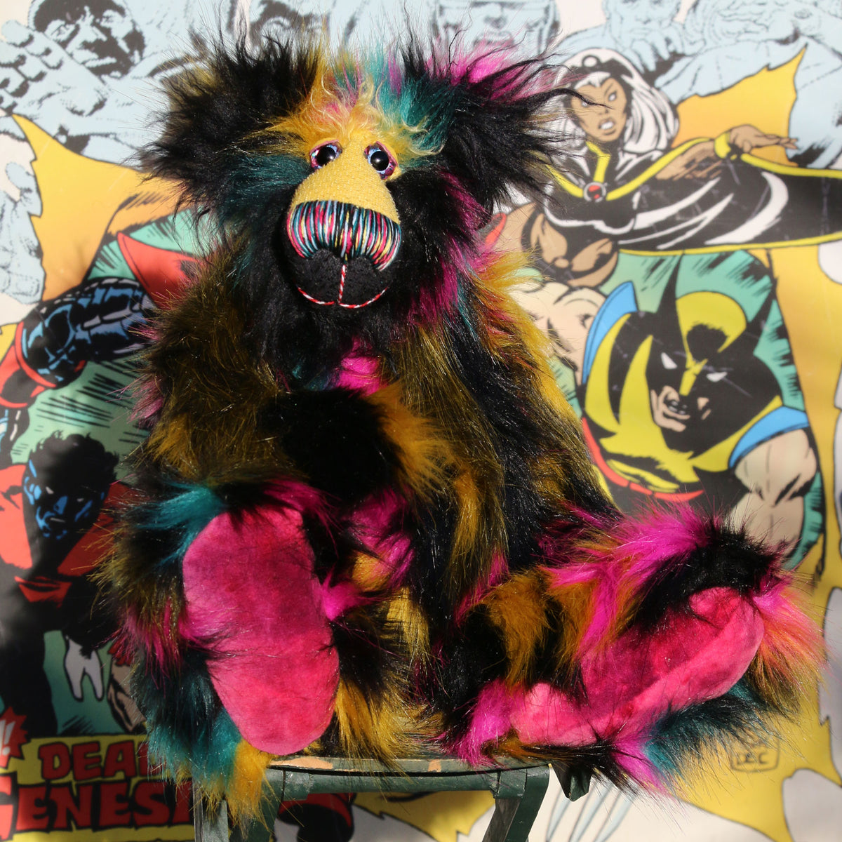 Fabian Funtuttle a one of a kind, mohair artist teddy bear by Barbara ...