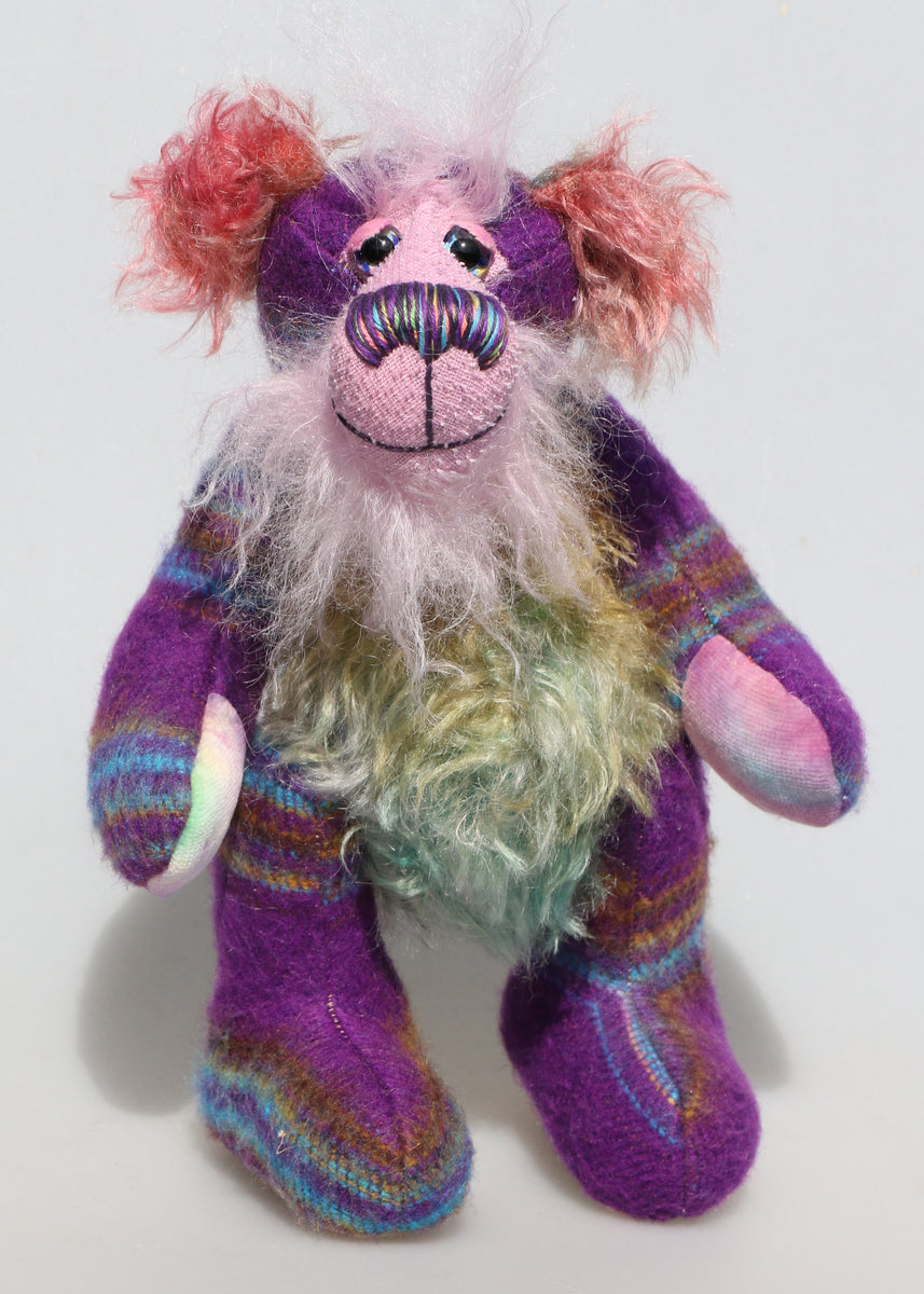 Harry Huckleberry a one of a kind artist teddy bear by Barbara-Ann ...