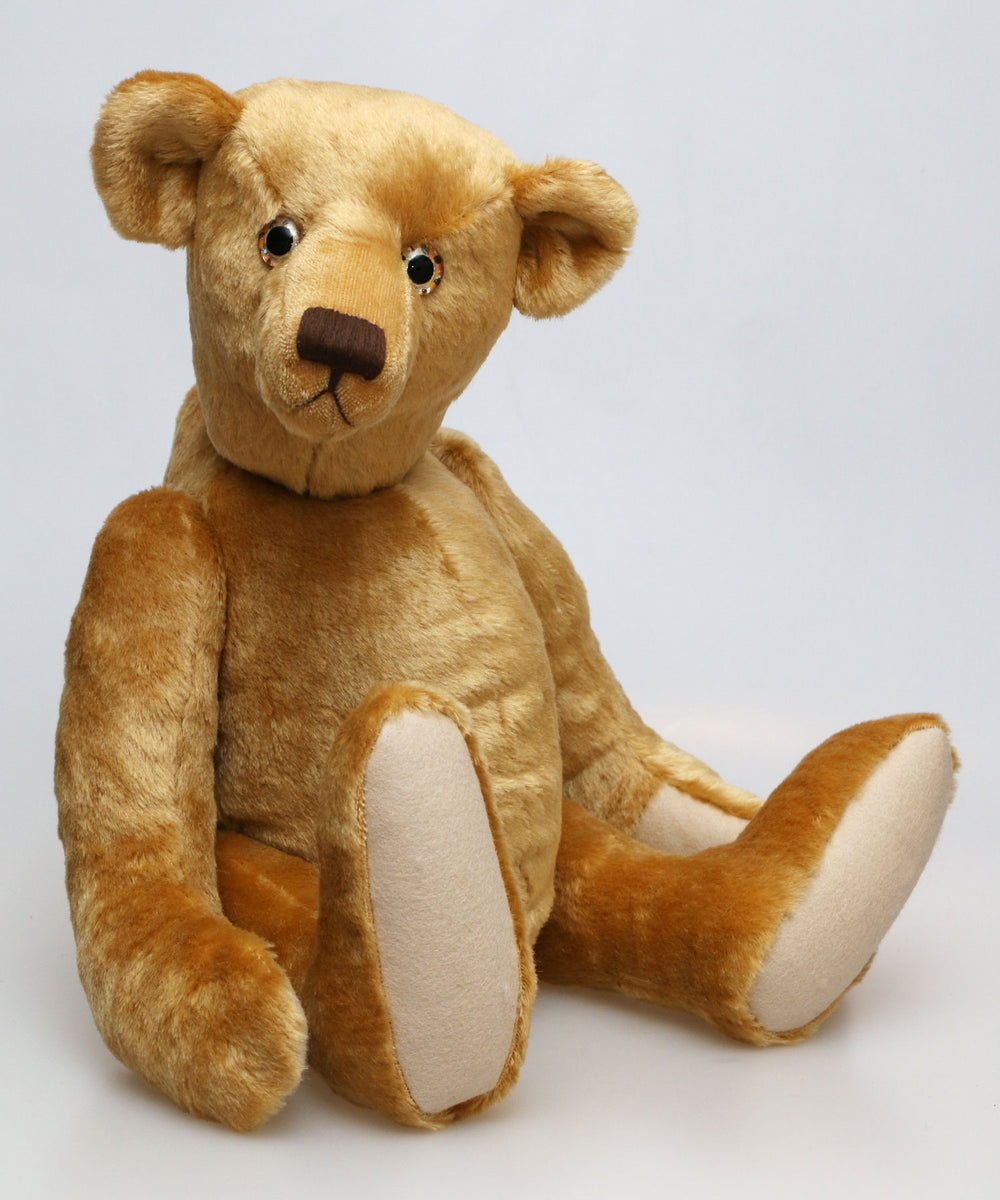 Hubert is a large traditional one of a kind, mohair artist teddy bear ...