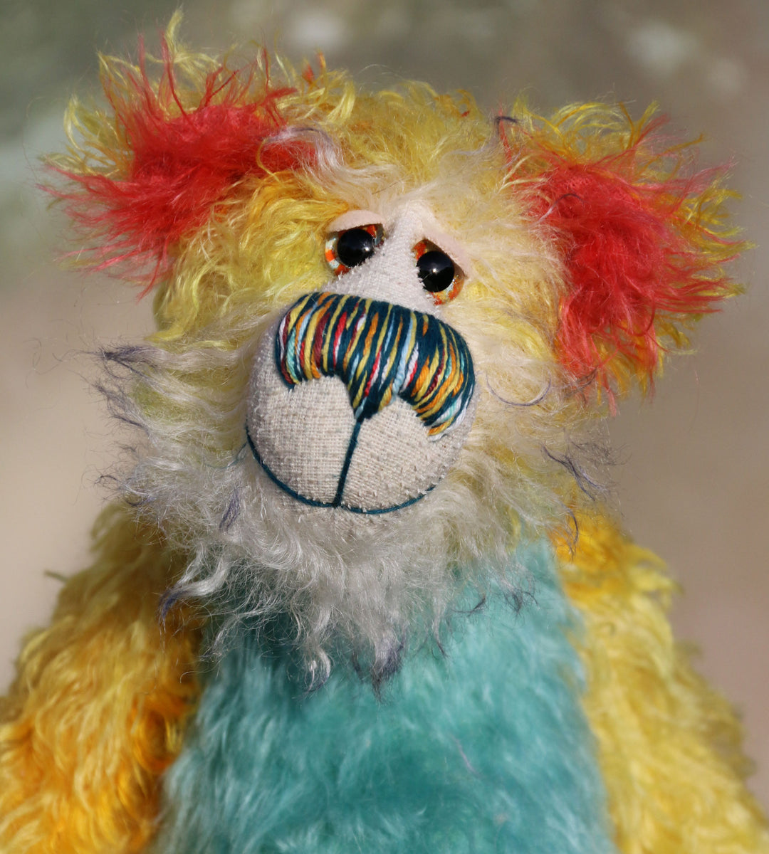 Sigmund Sunbundle a one of a kind, mohair artist bear by Barbara-Ann ...