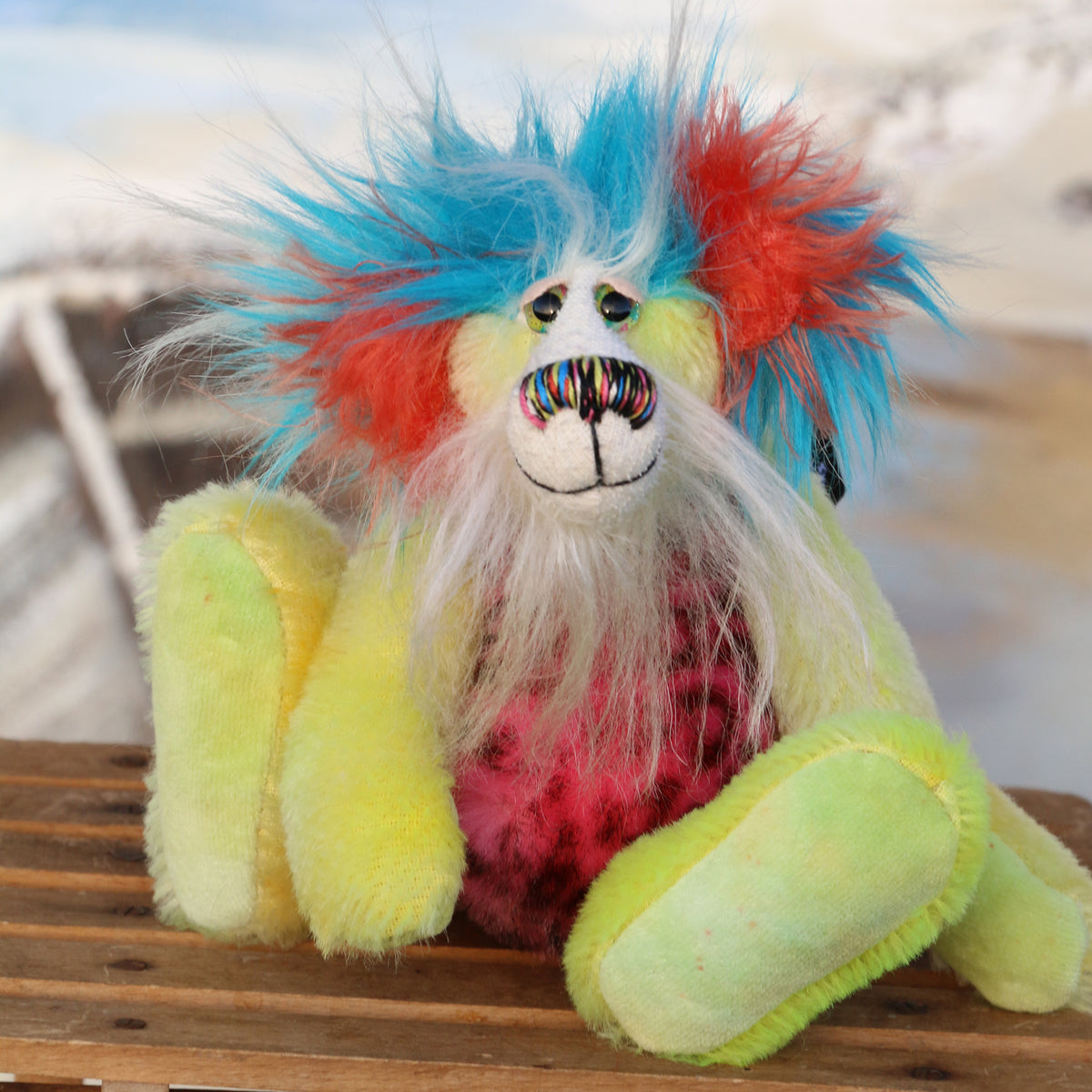 Timmy Tickle Toes a one of a kind artist bear by Barbara-Ann Bears ...