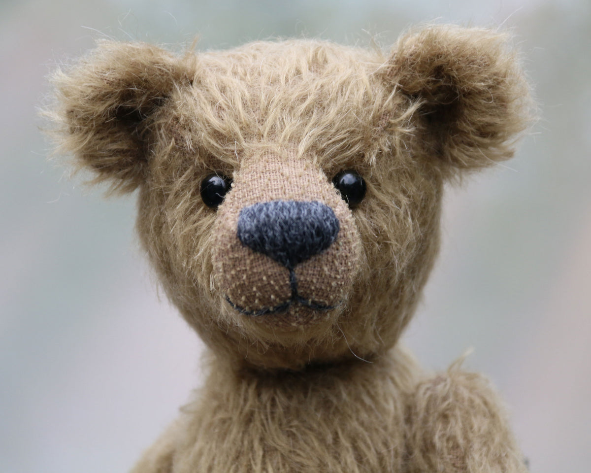 Toby Tumble a traditional mohair artist teddy bear by Barbara Ann Bears